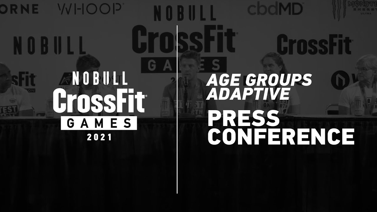 2021 NOBULL CrossFit Games Age-Group & Adaptive Press Conference - YouTube