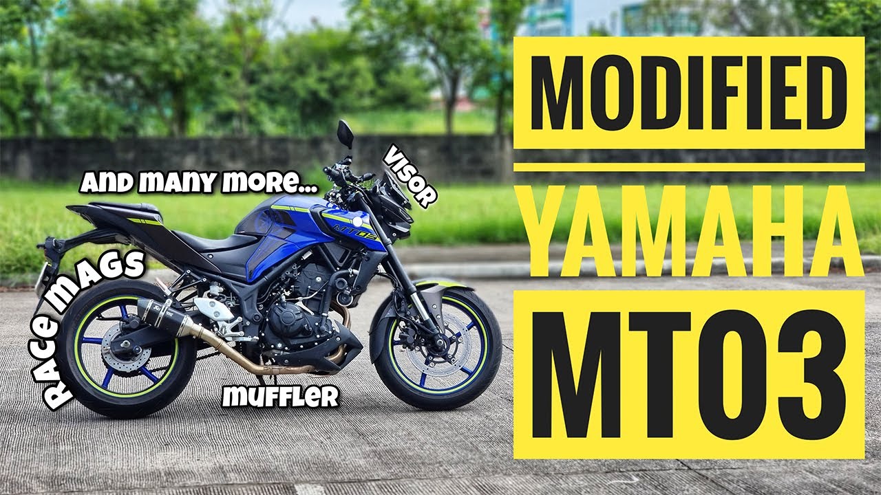 My Modified Yamaha MT03 | Salamat Shopee! - YouTube