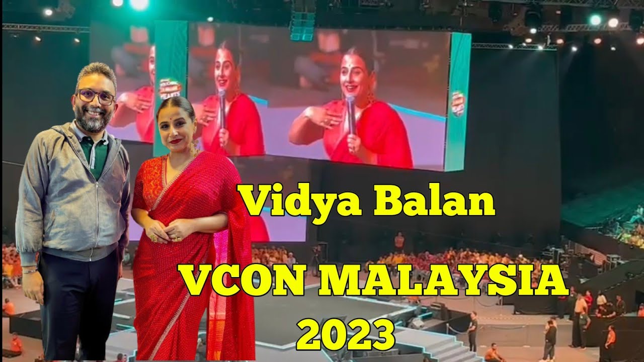 Vidya Balan - Bollywood Star at VCON Malaysia 2023 | QNET VCON MALAYSIA ...