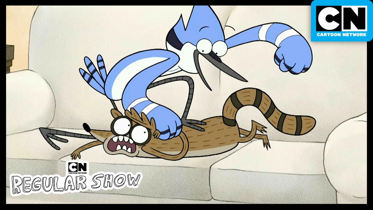 Mordecai And Rigby Fight... | The Regular Show | Season 1 | Cartoon ...