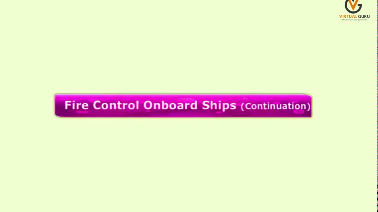Ship Construction - Fire Control Onboard Ships 2 | FPFF Course ...