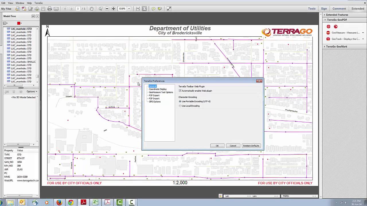 TerraGo Toolbar: How to Change Your GeoPDF Preferences - YouTube