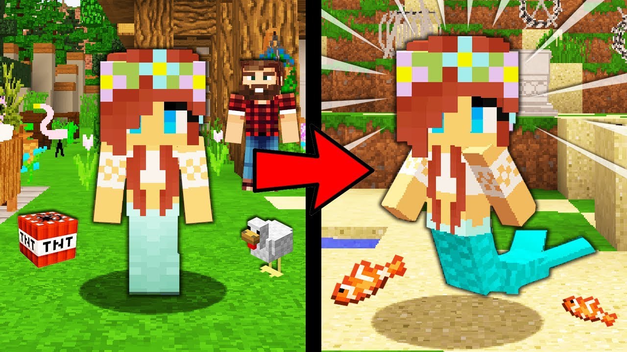 JAK ZOSTAŁAM SYRENĄ W MINECRAFT?! || PRAWDZIWA HISTORIA - YouTube