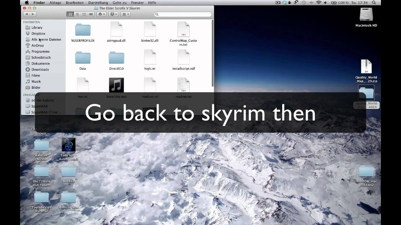 How to install Skyrim Modds Mac (.esp) - YouTube