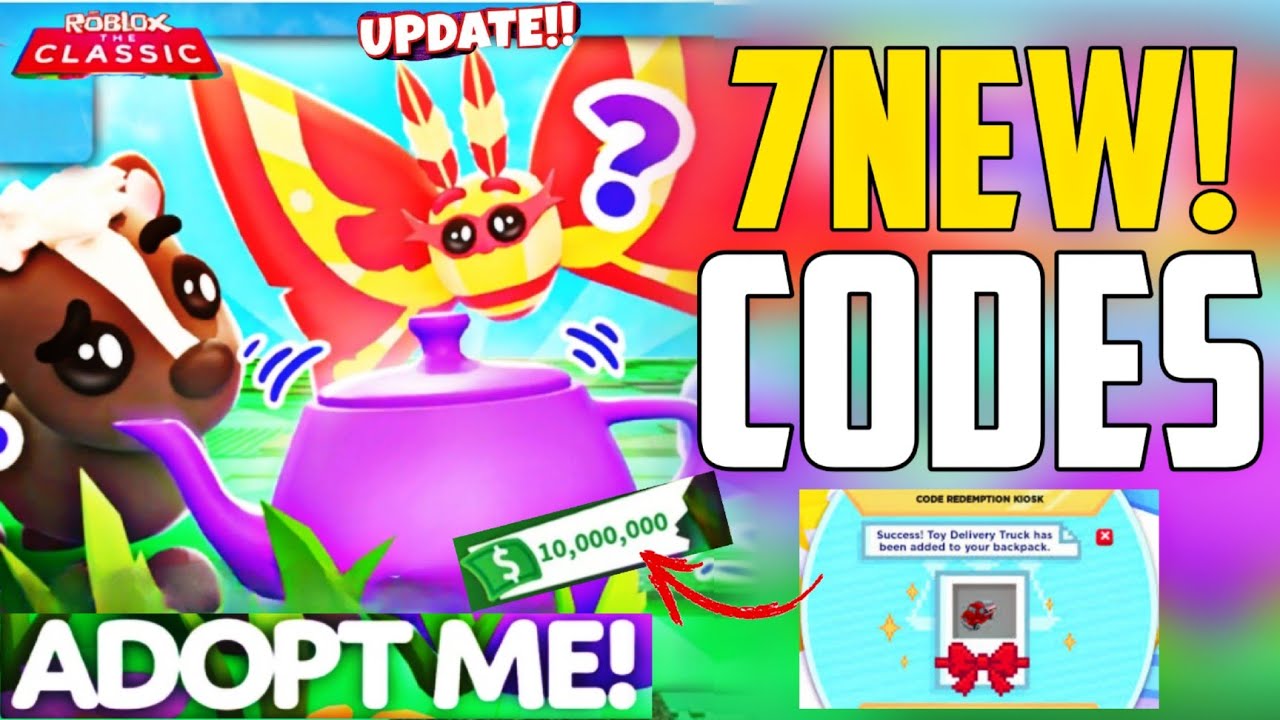 *NEW UPDATE* ALL WORKING CODES FOR ADOPT ME 2024! ROBLOX ADOPT ME CODES ...