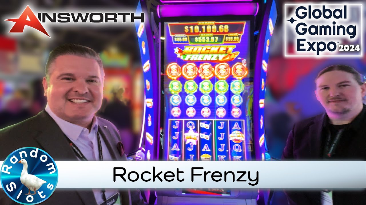 Ainsworth, Rocket Frenzy Slot Machine, #G2E2024 - YouTube