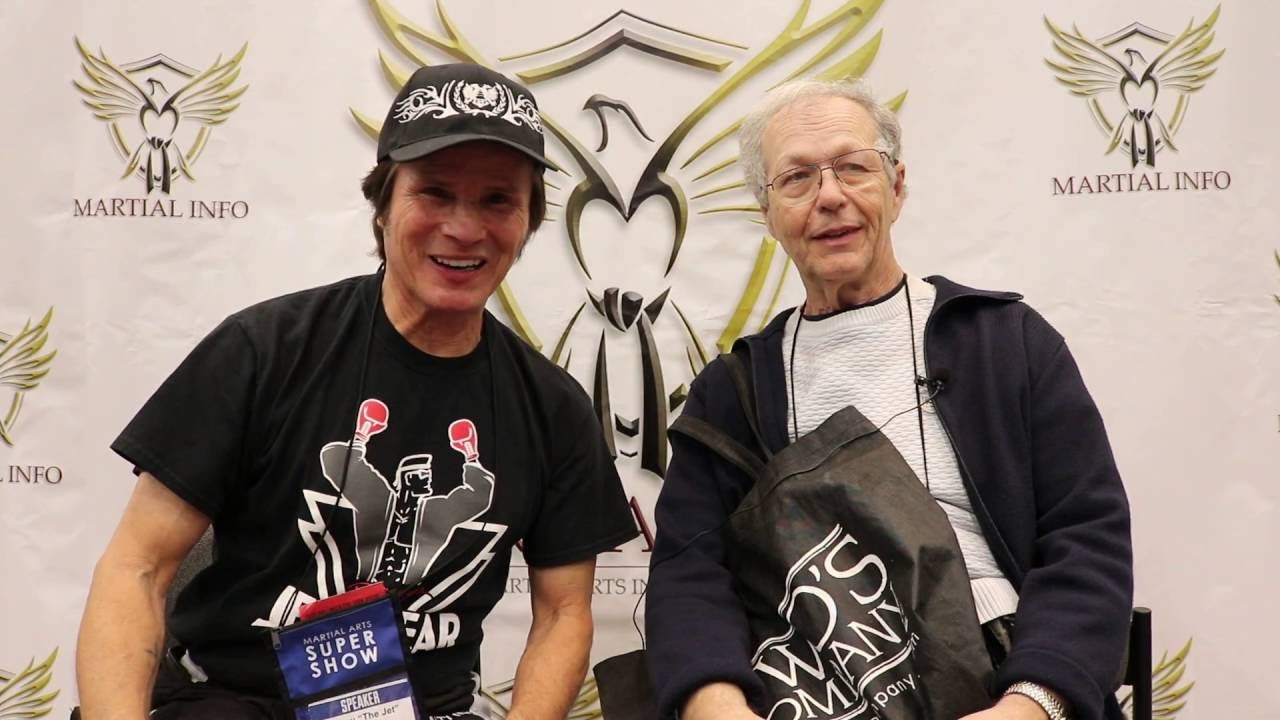 Benny Urquidez speaks to Emil Farkas at the 2016 Martial Arts SuperShow ...