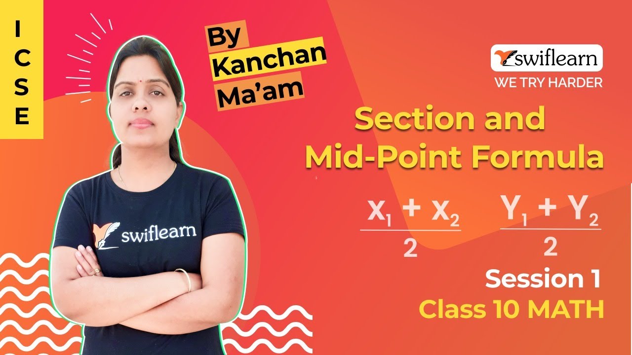 Section and Mid-Point Formula | ICSE Class 10 Maths | Online Classes ...