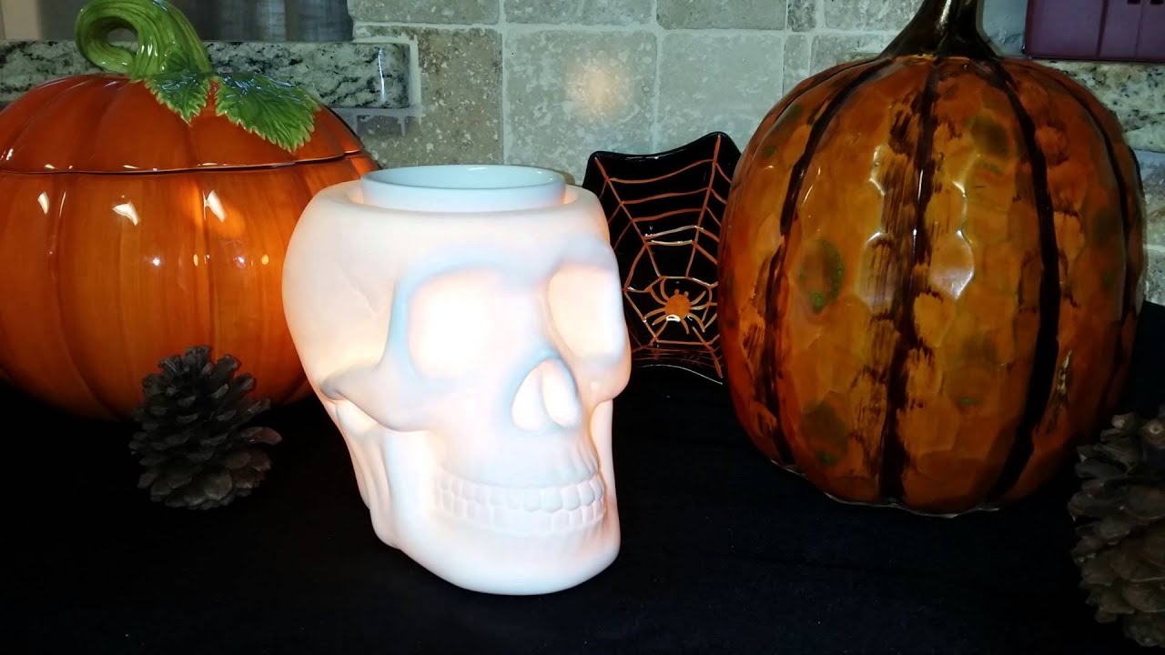Scentsy Bonehead Skull Warmer - YouTube