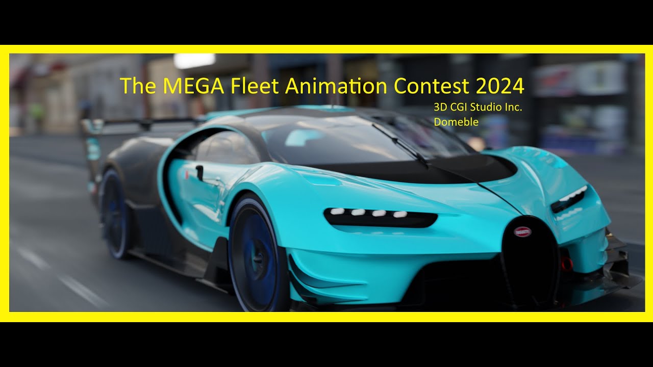The MEGA Fleet Animation Contest 2024 - Bugatti Vision Gran Turismo ...