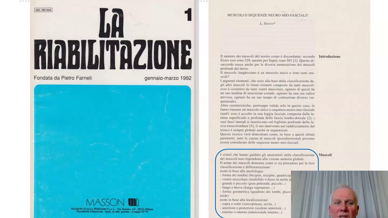 The evolution of Fascial Manipulation® told by its creator: Luigi ...