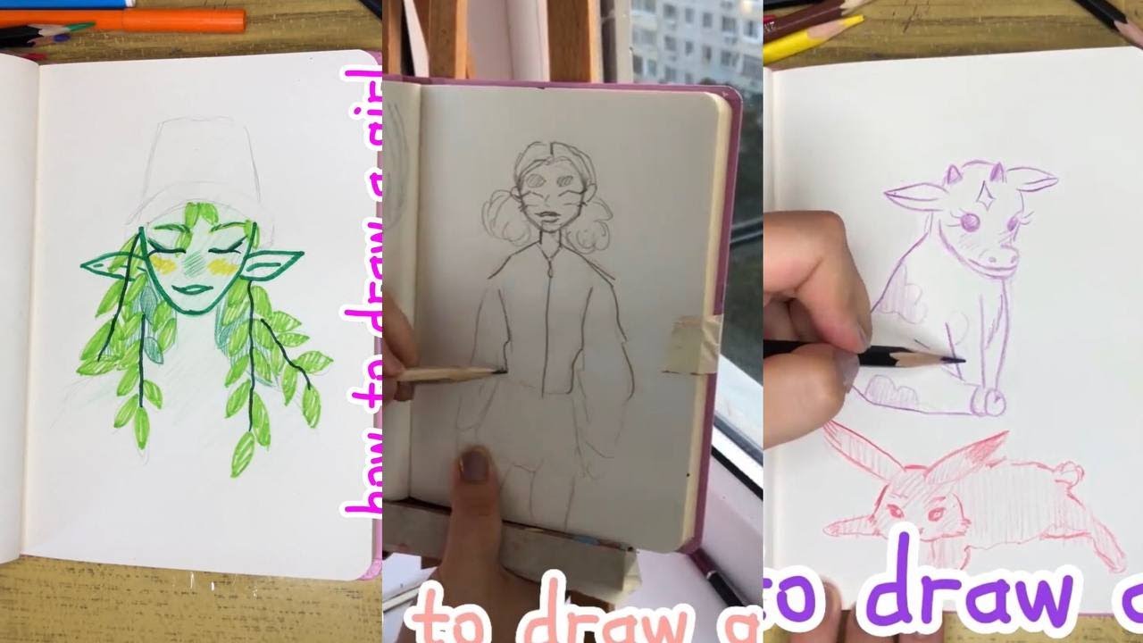 1 HOUR 🖼️ ART Drawing Tutorials 🎨 Random Funny Arts 🖌️ My Shorts ...