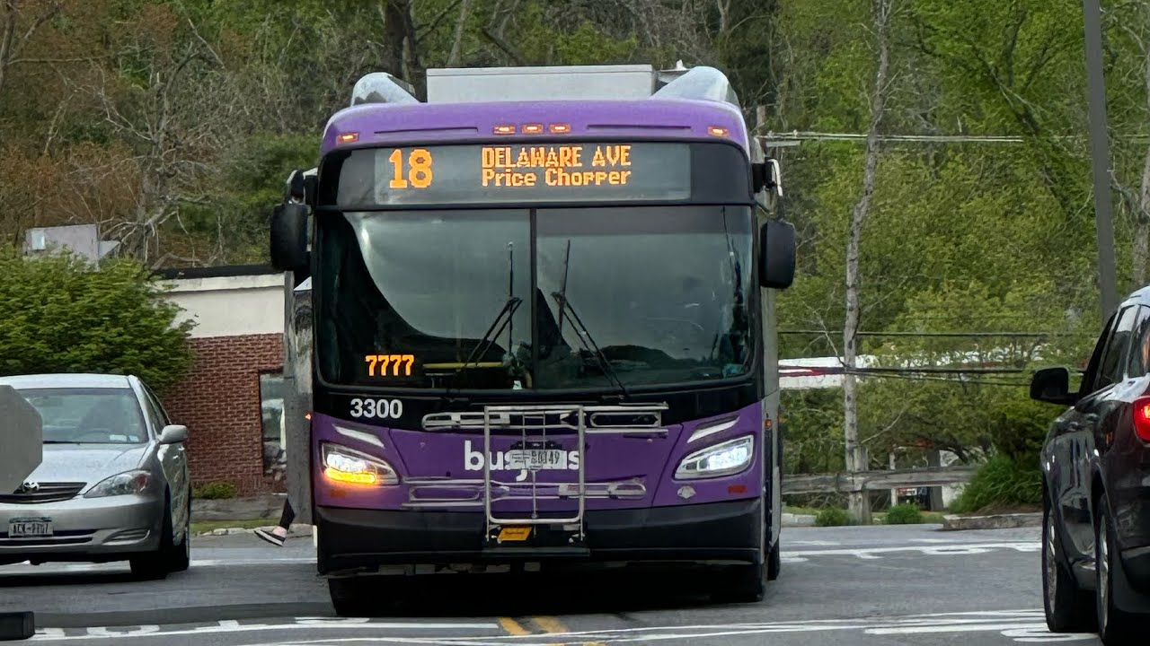 On board New flyer XD60 bus 3300 full ride on route 18 - YouTube