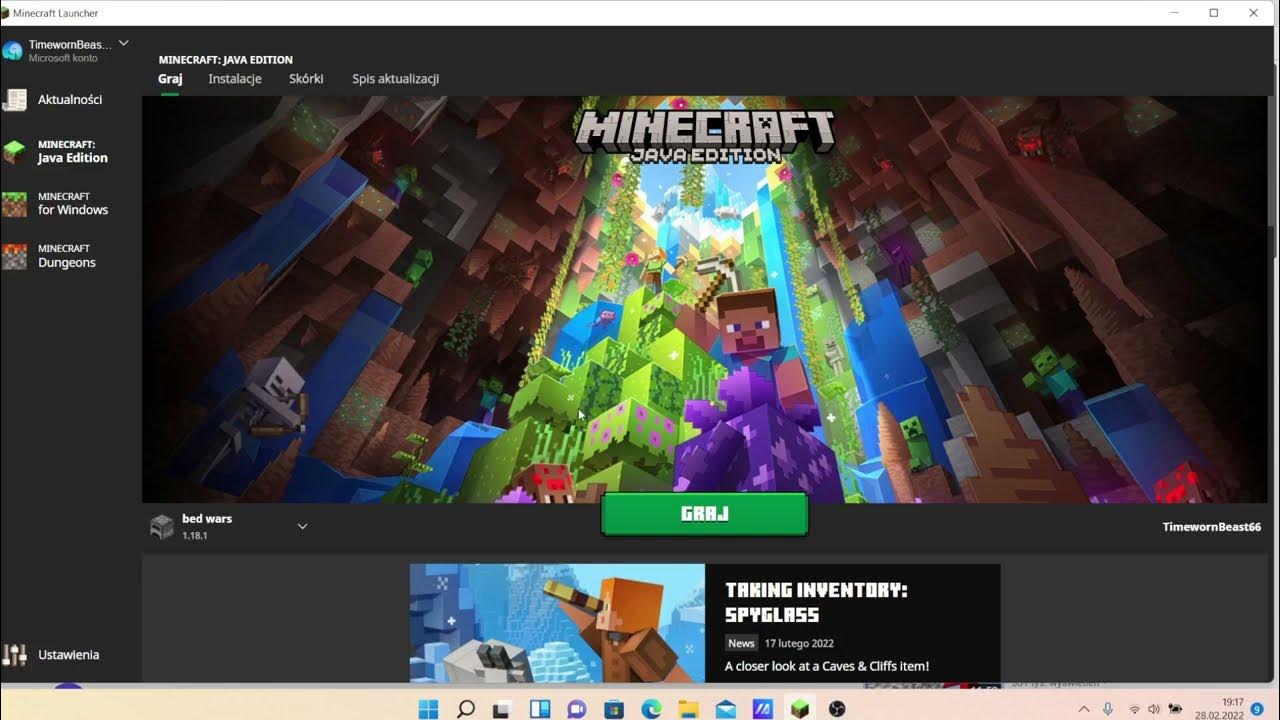 Jak zmienić wersje minecrafta - YouTube