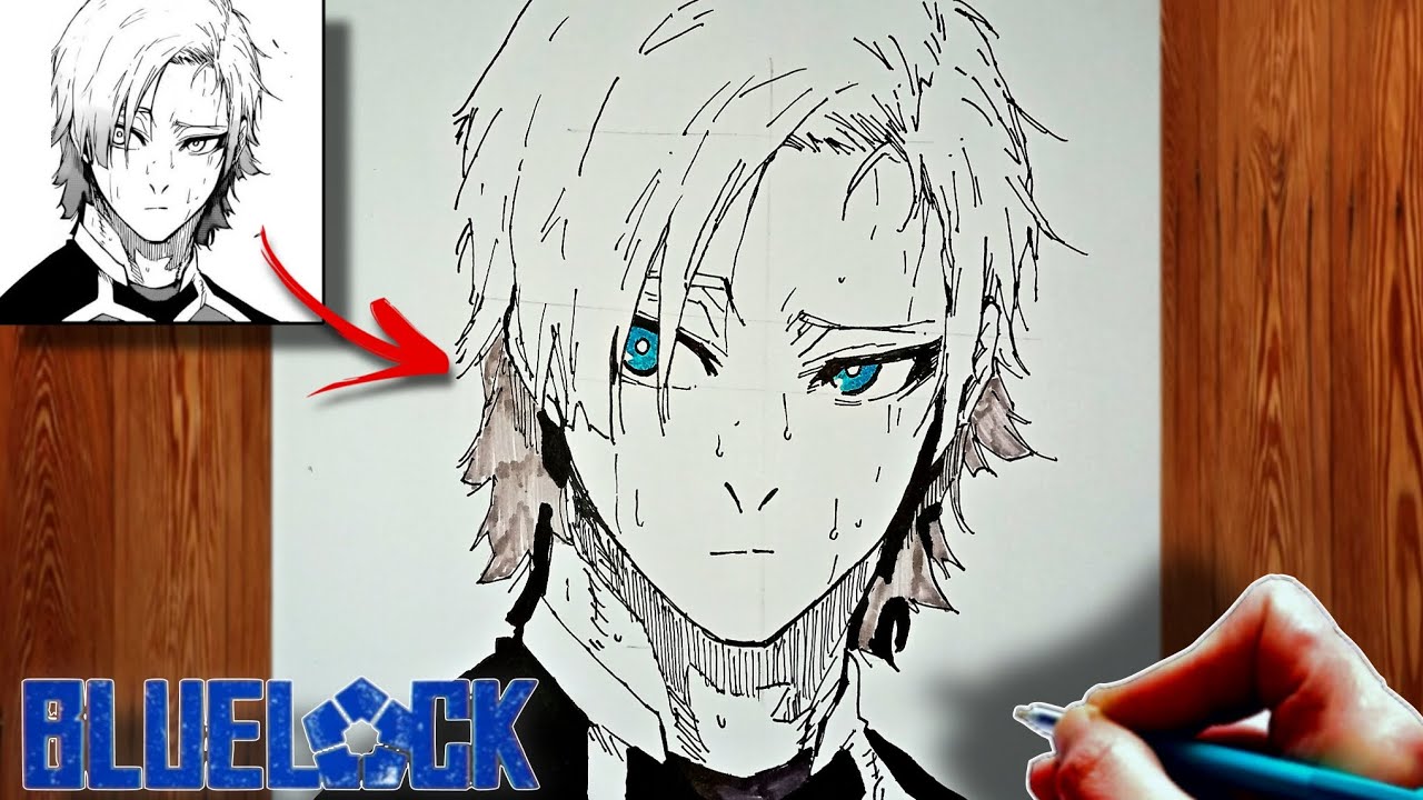 Manga Drawing Michael Kaiser | Blue Lock | ブルーロック | Speed Drawing - YouTube