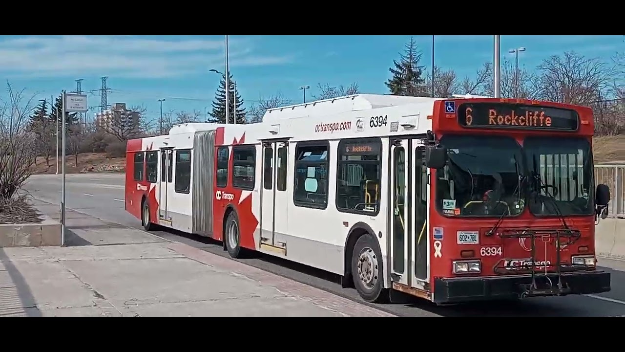 OC Transpo bus #6394 a 2008 NFI D60LF articulated Low Floor bus on ...