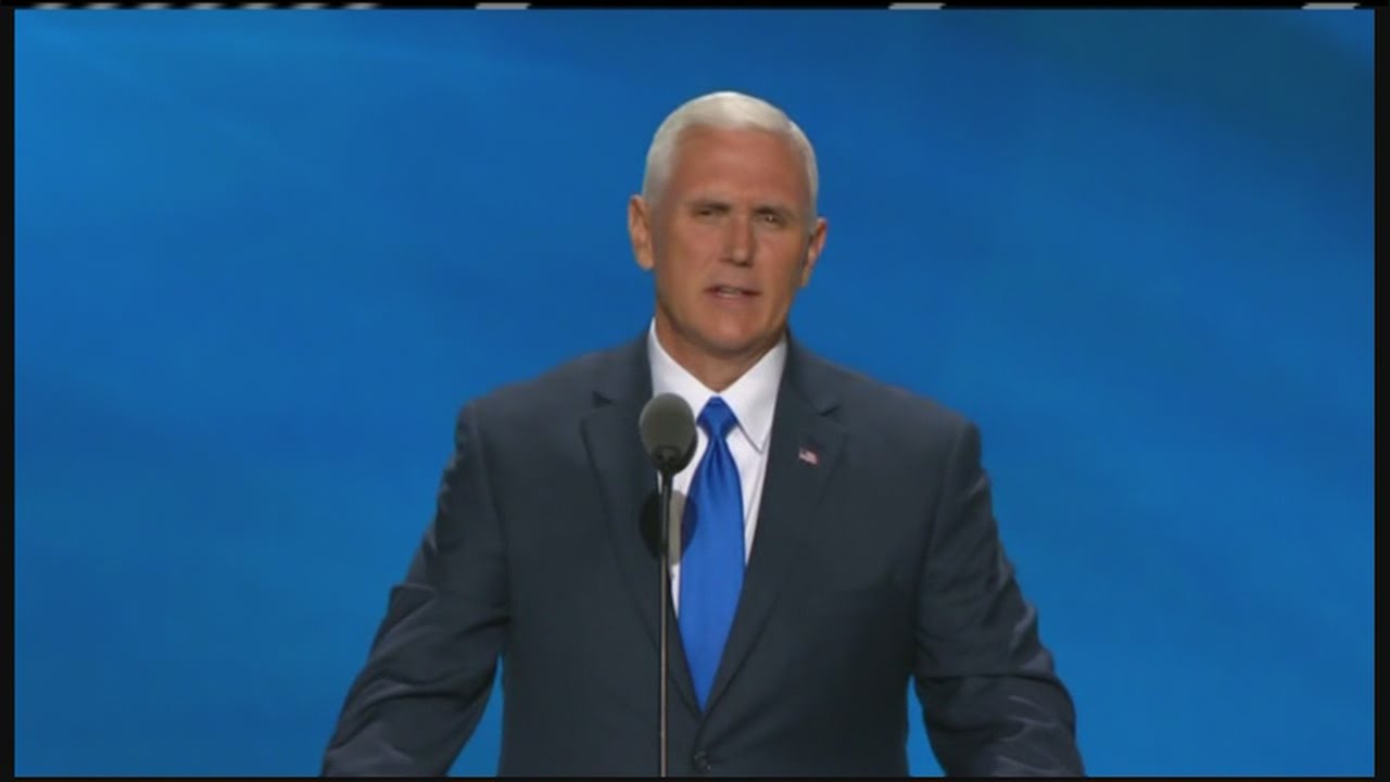 FULL VIDEO: Mike Pence accepts Republican nomination for vice president ...