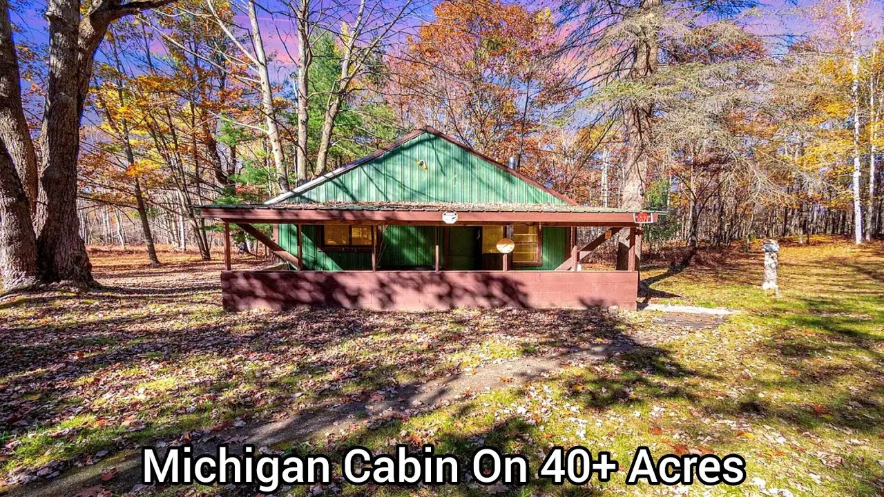 Michigan Cabins On 40 Acres | OFF Grid Cabins | MI Real Estate | Aspen ...