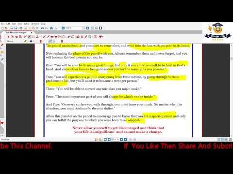 21.The Pencil Parable | Short Story | Motivational story | Student Zone ...