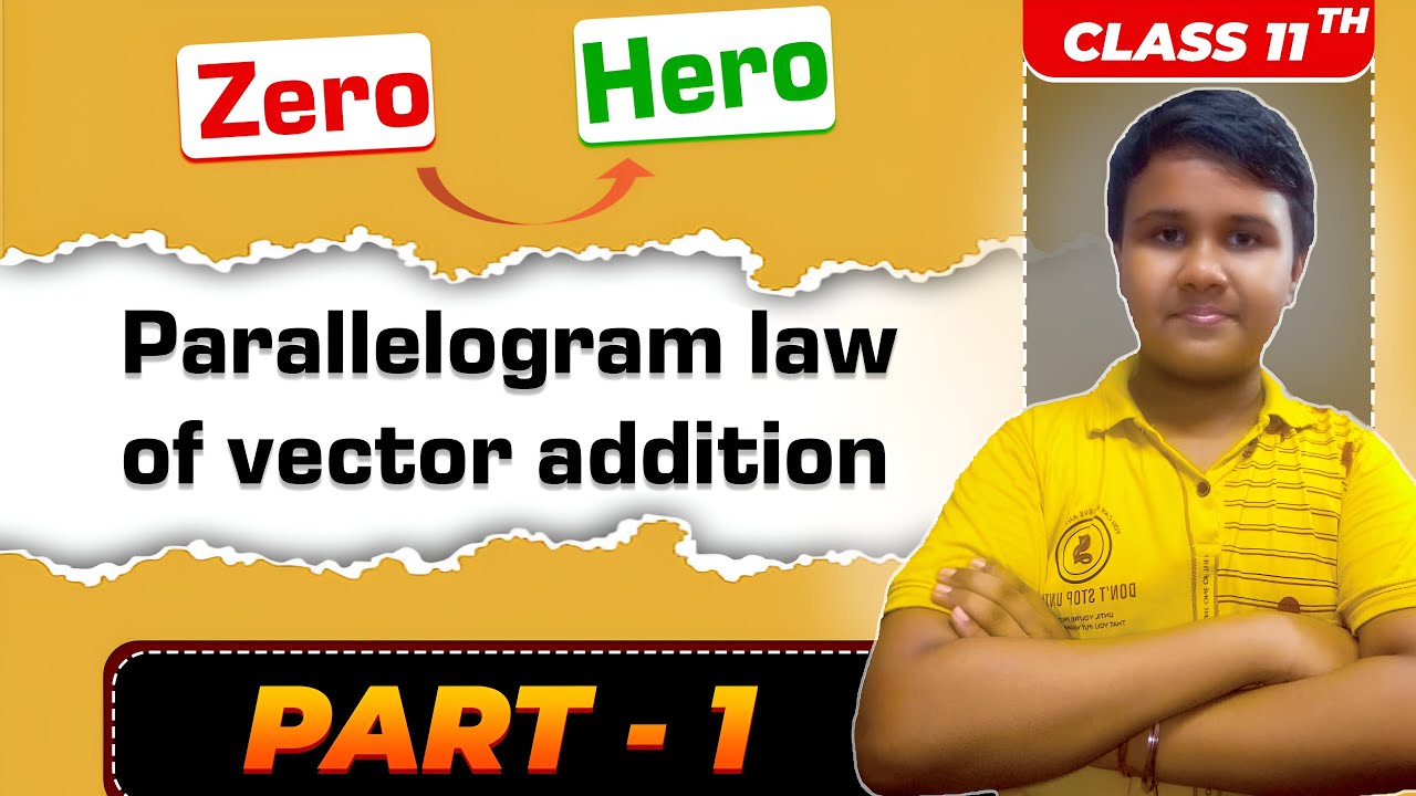 Scalar and Vector | Parallelogram Law of Vectors addition – Part 1 ...