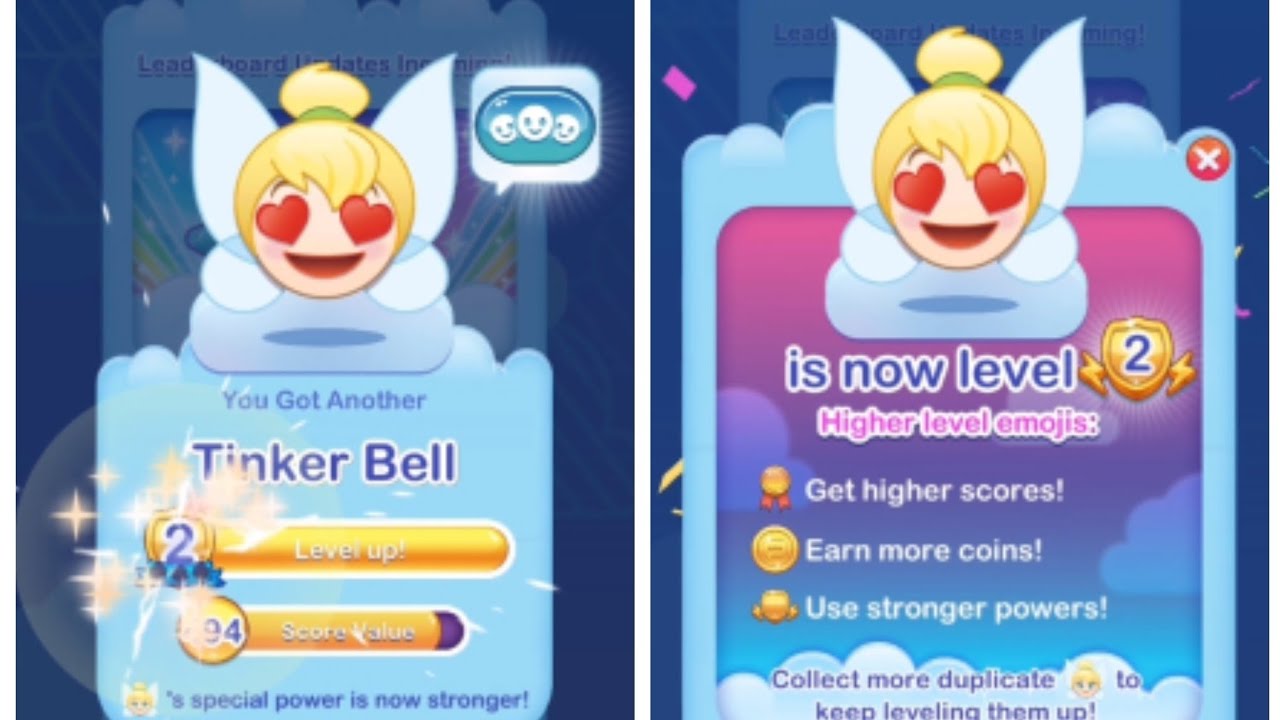 Game: Disney Emoji Blitz - Tinker Bell Level 02 - YouTube