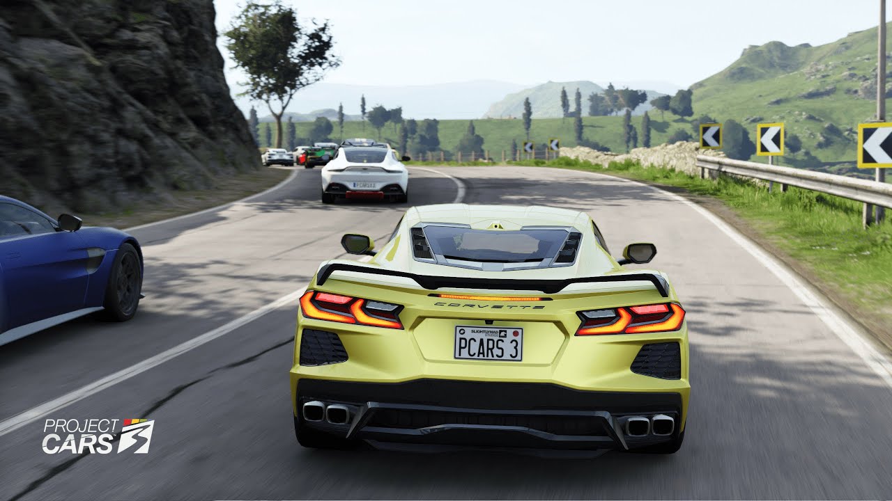 Project CARS 3 Chevrolet Corvette C8 Stingray carrera en Bannochbrae ...