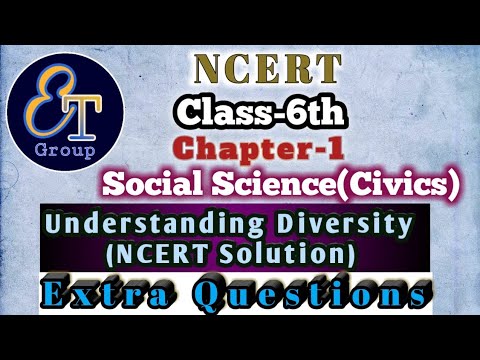 || Chapter 1|| Understanding Diversity || Extra Questions || Civics ...