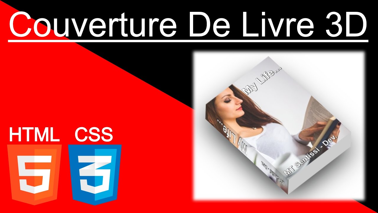 Tutoriel en HTML pour couverture de livre 3D - Modèles HTML & CSS - YouTube