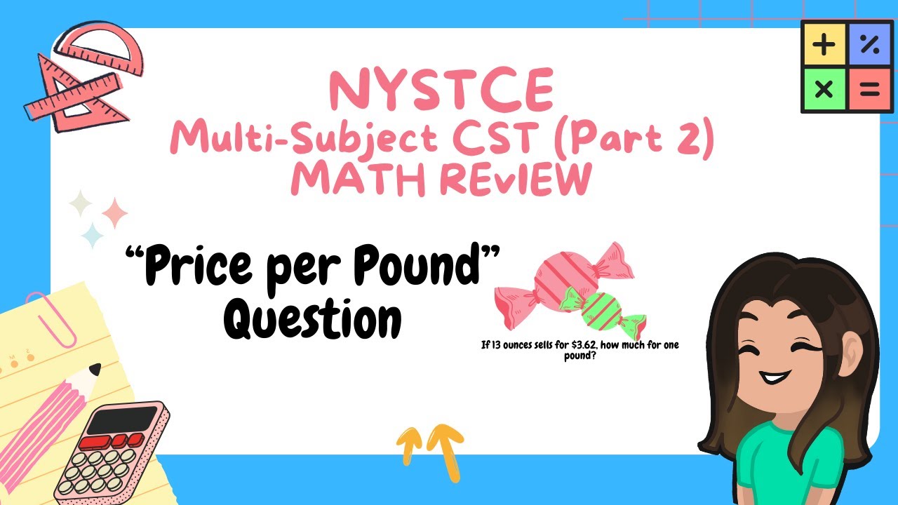 Solving a Unit Rate Comparison Question | NYSTCE Multi-Subject CST Part ...