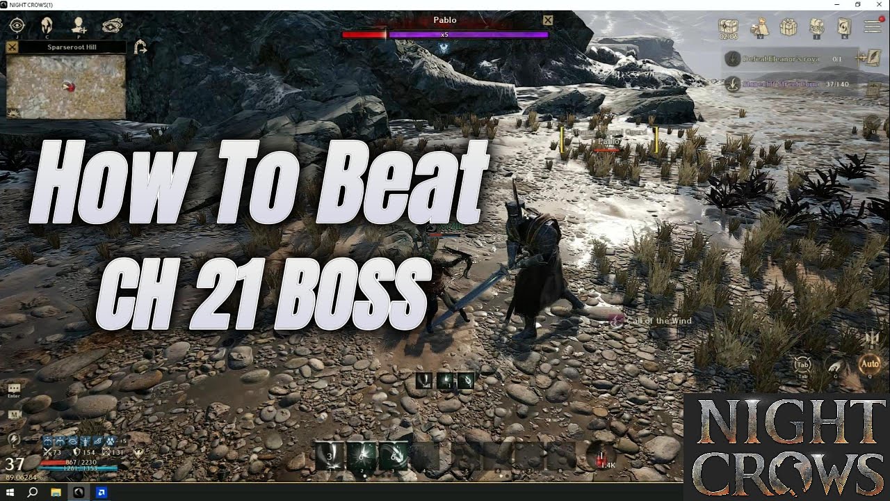 Strategy to beat Boss Chapter 21 - Night Crows Global - YouTube