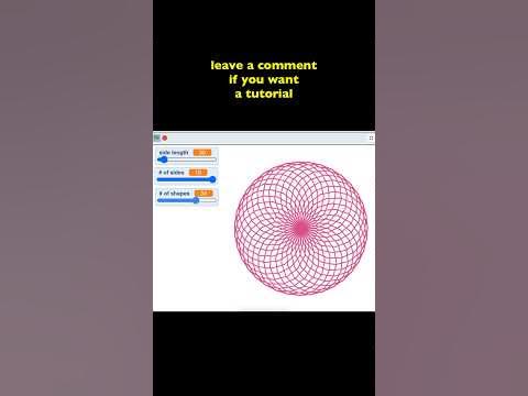 How to Draw Different Patterns Using a Slider #scratch #scratchcoding #scratchtutorial #shorts ...