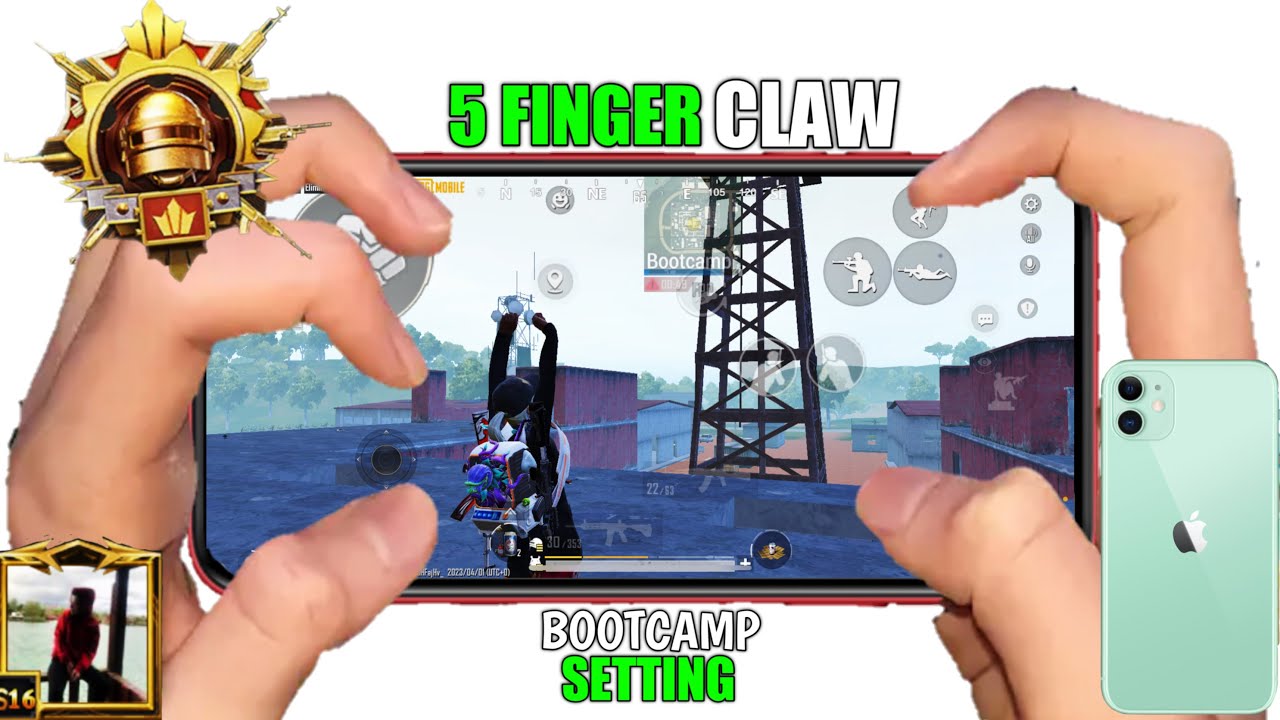 NEW👿CODE OF BEST 5 Finger Claw PUBG Mobile|New 5 FINGER Claw Code ...