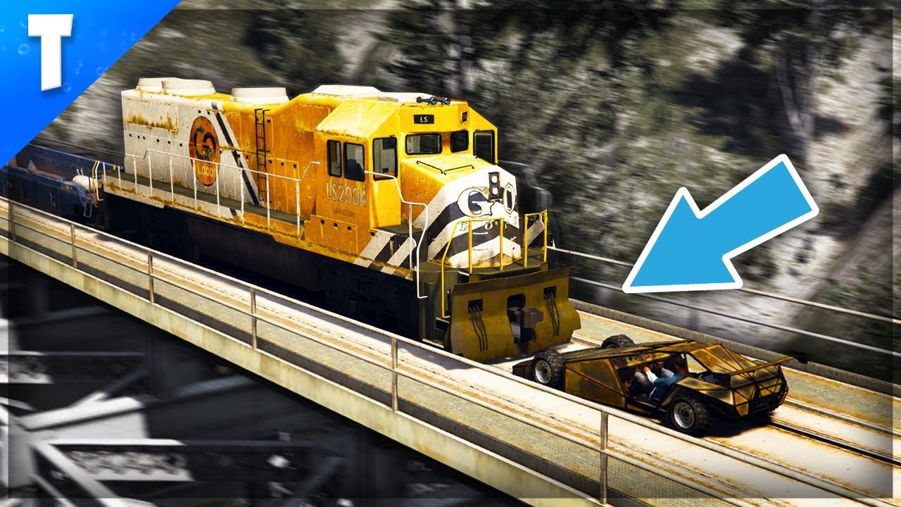 BUGGY RAMPE vs TRAIN sur GTA 5 ! (MOD) - YouTube