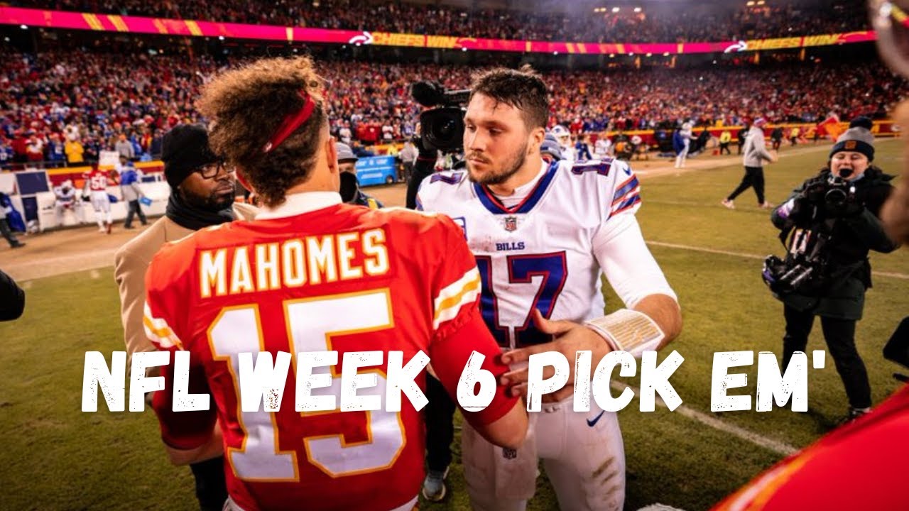 Week 6 NFL Pick 'Em - Best Bets! - YouTube