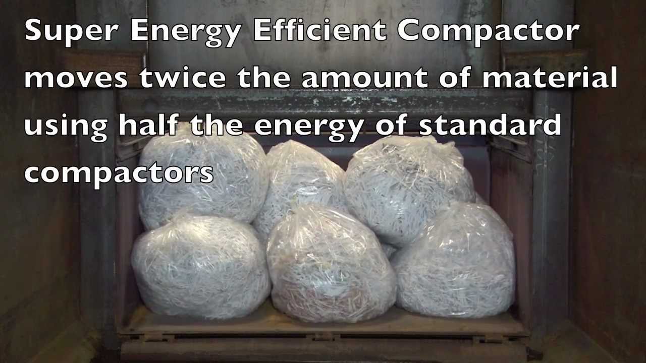 Wastequip Super Energy Efficient Compactor - YouTube