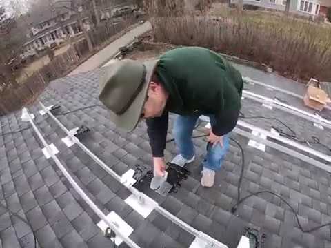 Enphase IQ7 Micro Inverter Installation for Solar System - YouTube