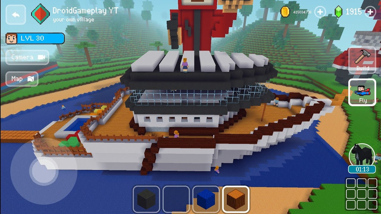 Beautiful Yacht - Block Craft 3d: Building Simulator Games for Free ...