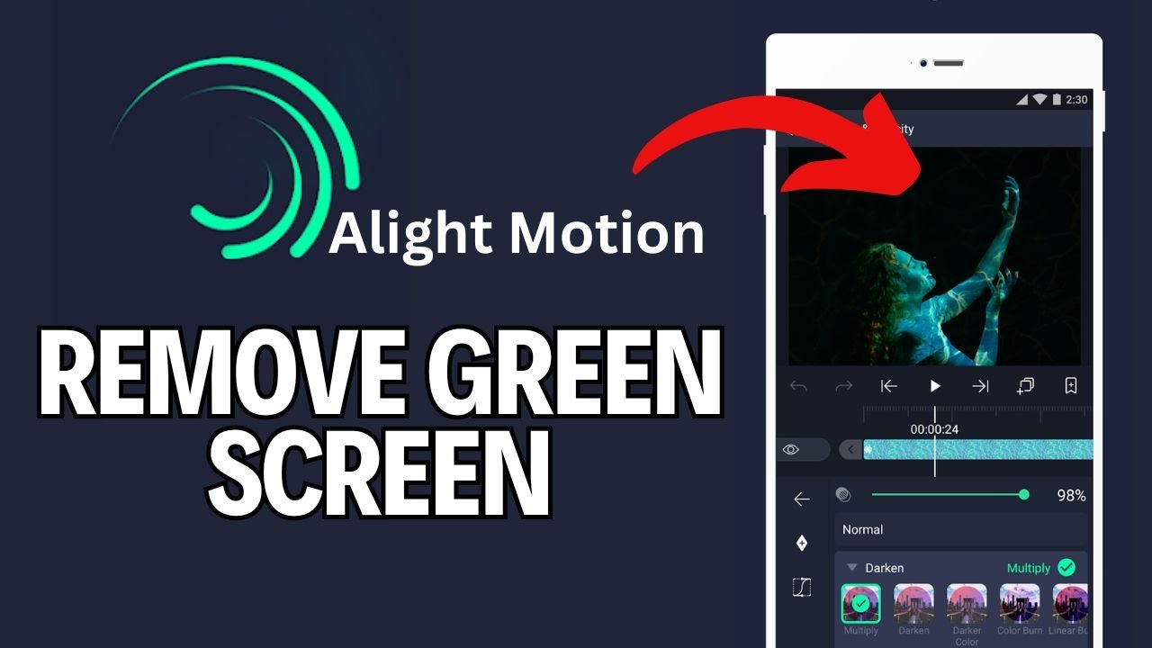 Alight Motion Logo Green Screen