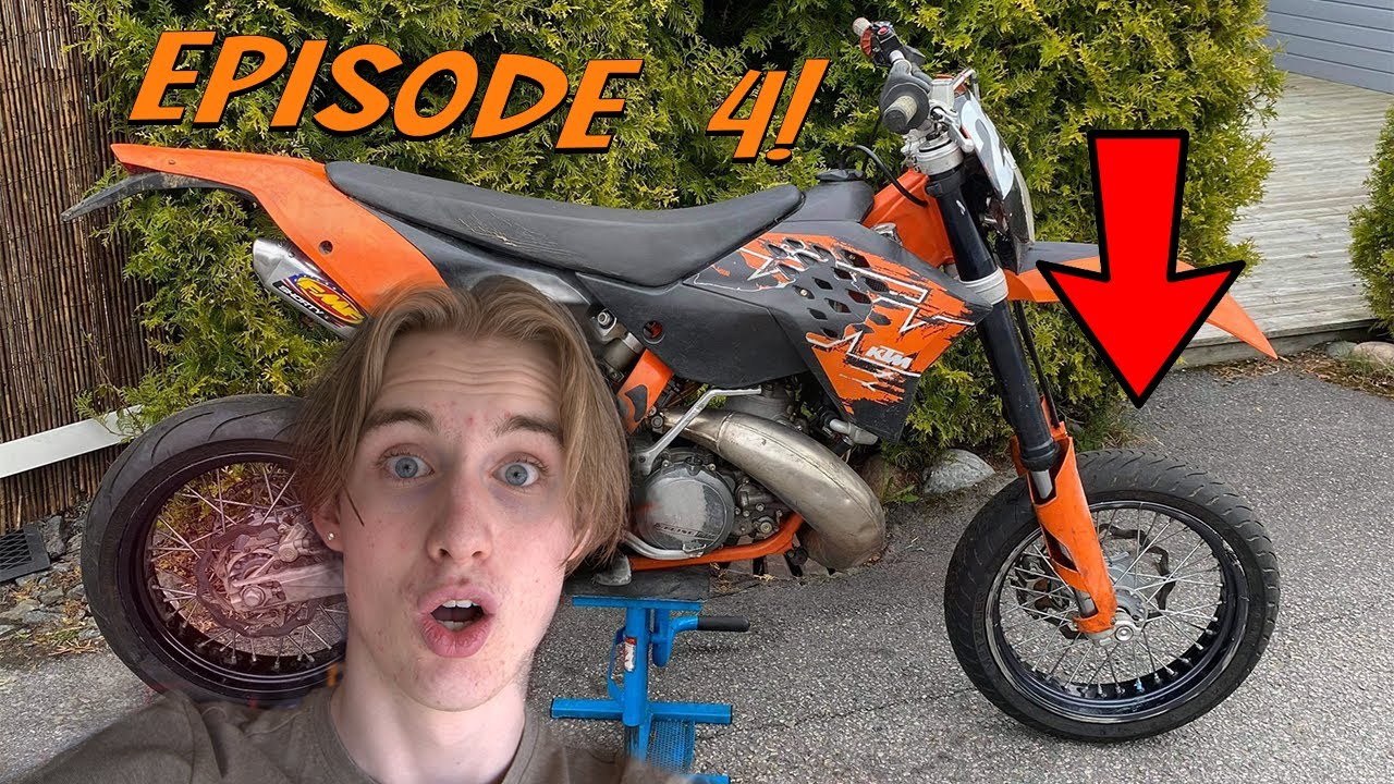 Ktm Exc Supermoto Build Episode 4 - YouTube