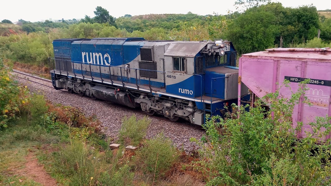 PRIMEIRO TREM DO ANO! LOCOTROL CARREGADO DE CACEQUI-RS COM TRIGO ...