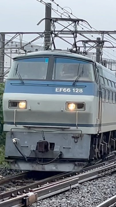 EF66＋コキが新川崎駅を通過するシーン #貨物列車 #jr貨物 #ef66 - YouTube