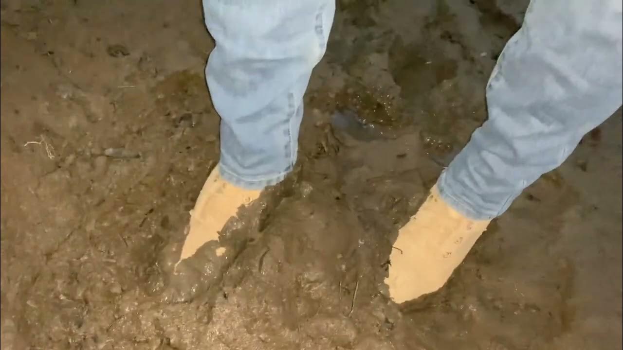 Women’s Timbs and Jeans in Mud 2 - YouTube