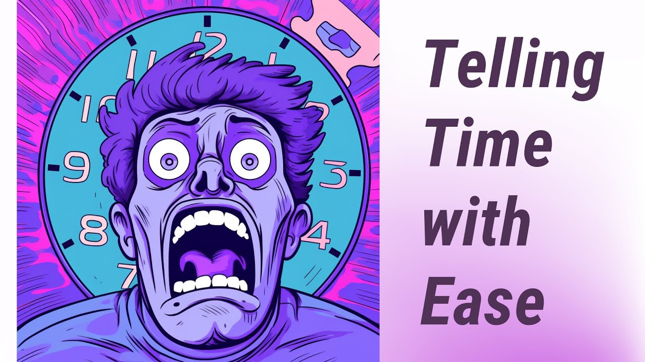 Telling Time with Ease: Using 'Past' and 'To' with Digital Clocks - YouTube
