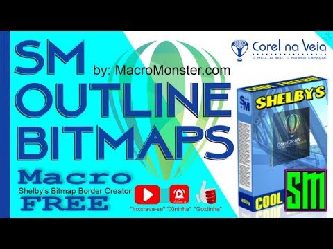 Bitmap Border Creator Macro FREE CorelDRAW 2019 - YouTube