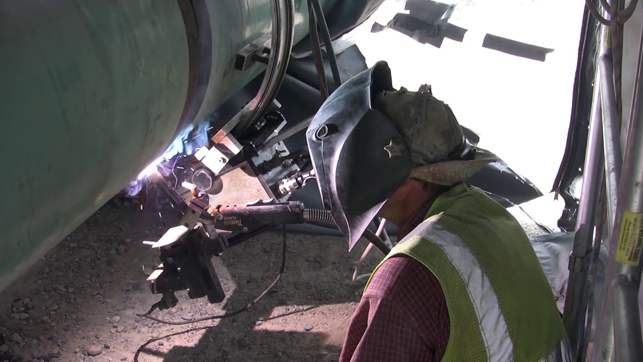 Universal Bug-O-Matic welding pipe - YouTube