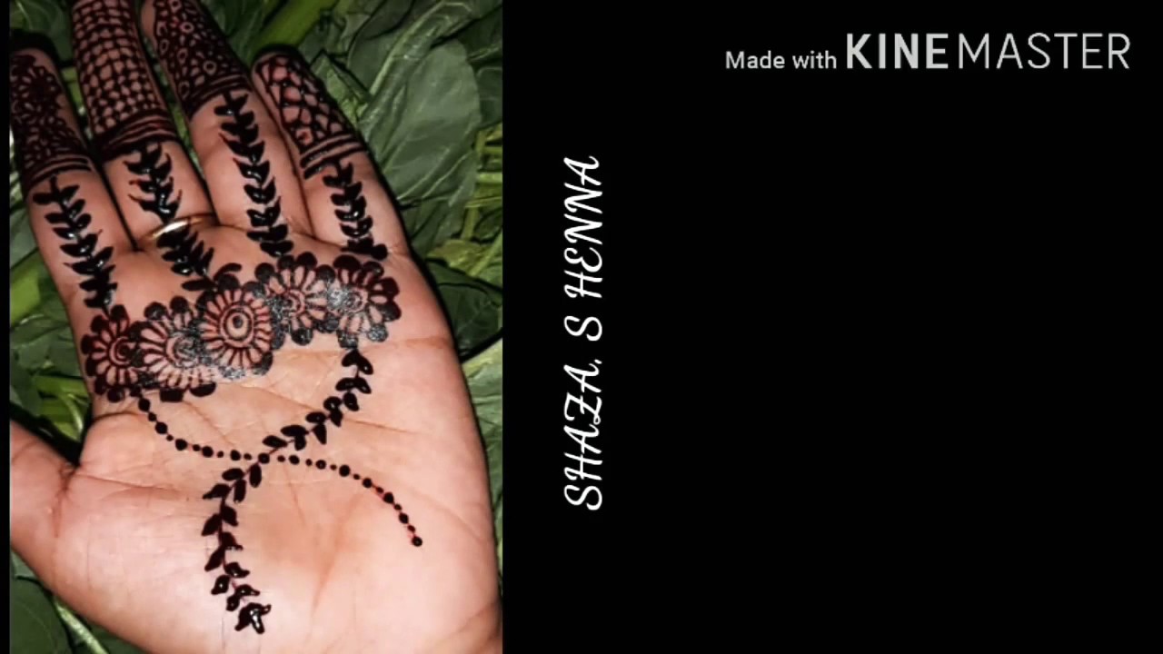 Easy simple stylish mehandi design / eid special mehandi design in ...