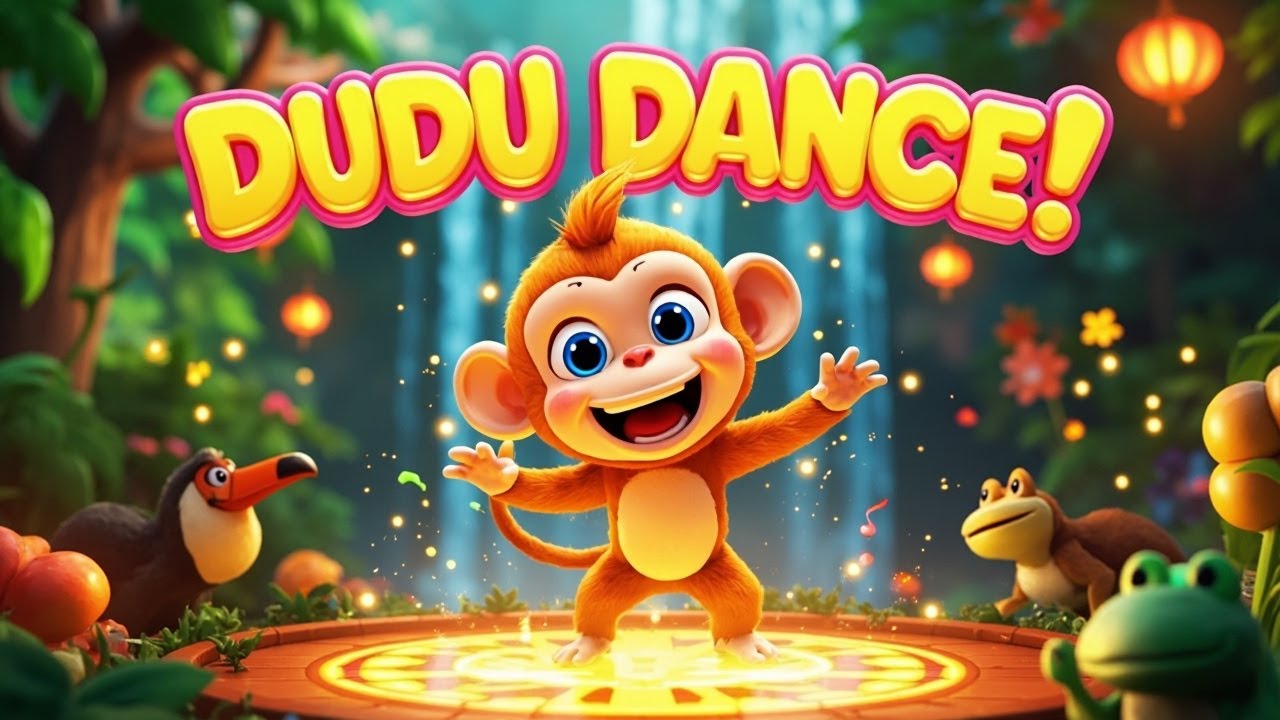 DuDu Dance | DuDu Monkey Dance | Fun Kids Song & Dance! - YouTube