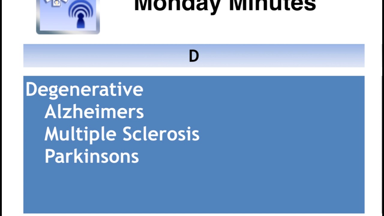 Types of CNS Disorders | EMS Study Help - YouTube