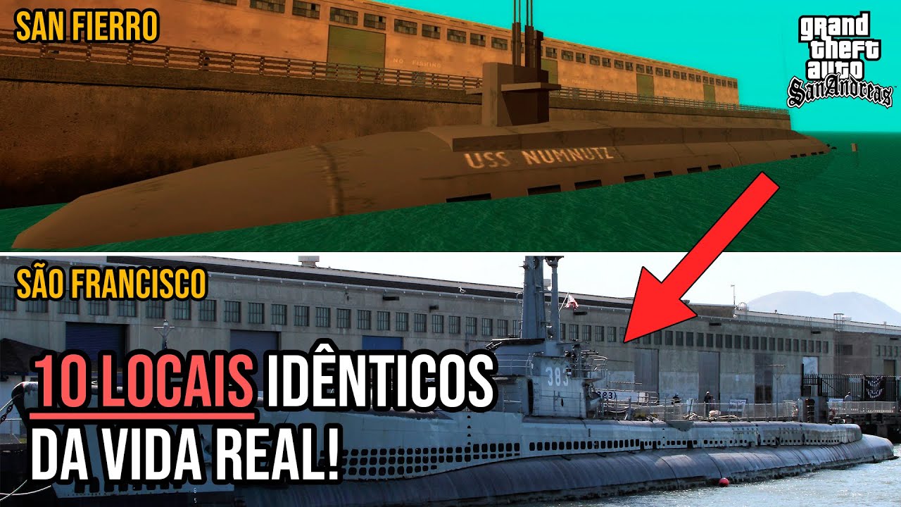 TOP 10 LOCAIS DE SAN FIERRO NA VIDA REAL - GTA SAN ANDREAS - YouTube