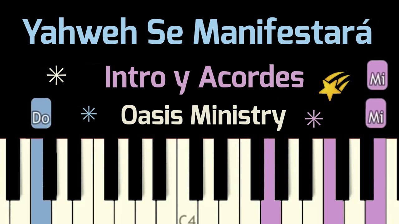 Yahweh se manifestara Piano Tutorial Fácil 🎹 Como tocar melodía y ...